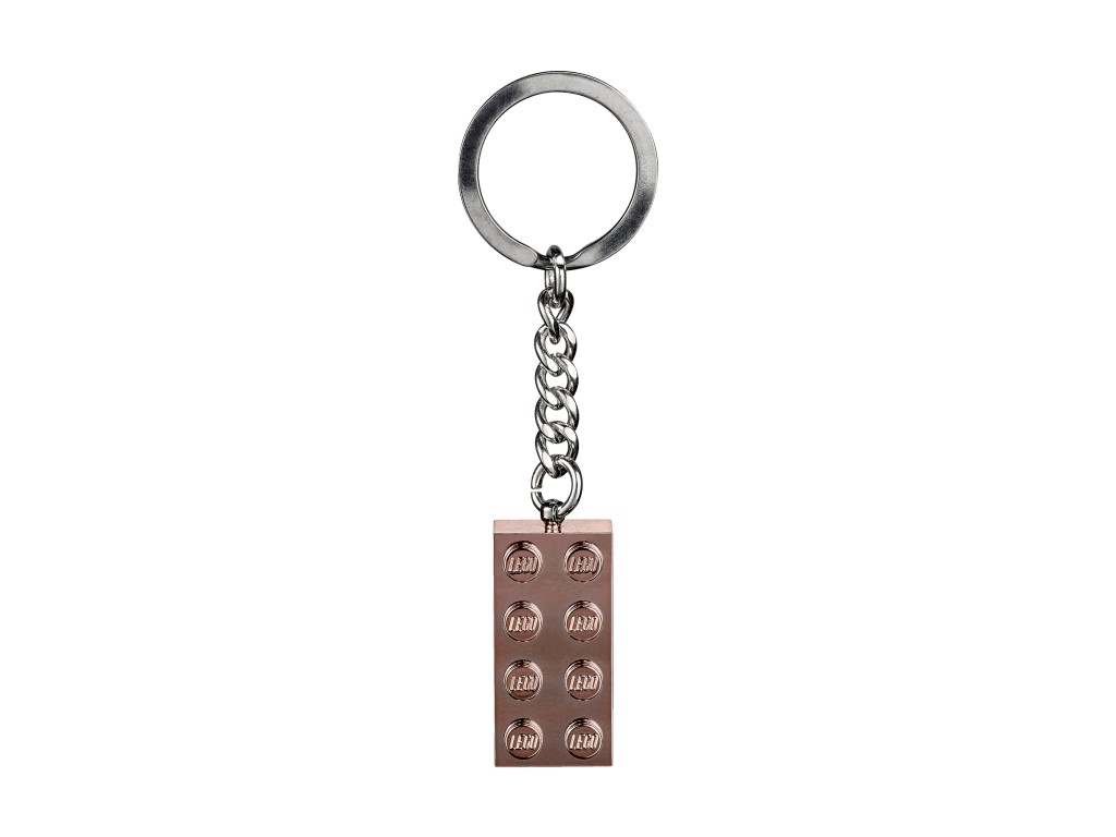 LEGO 853793 Breloczek z klockiem 2x4 (różowe złoto)