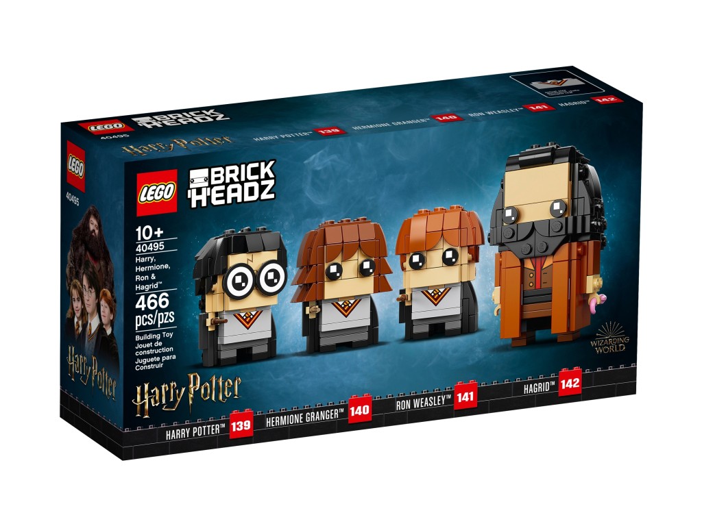 LEGO 40495 BrickHeadz Harry, Hermiona, Ron i Hagrid