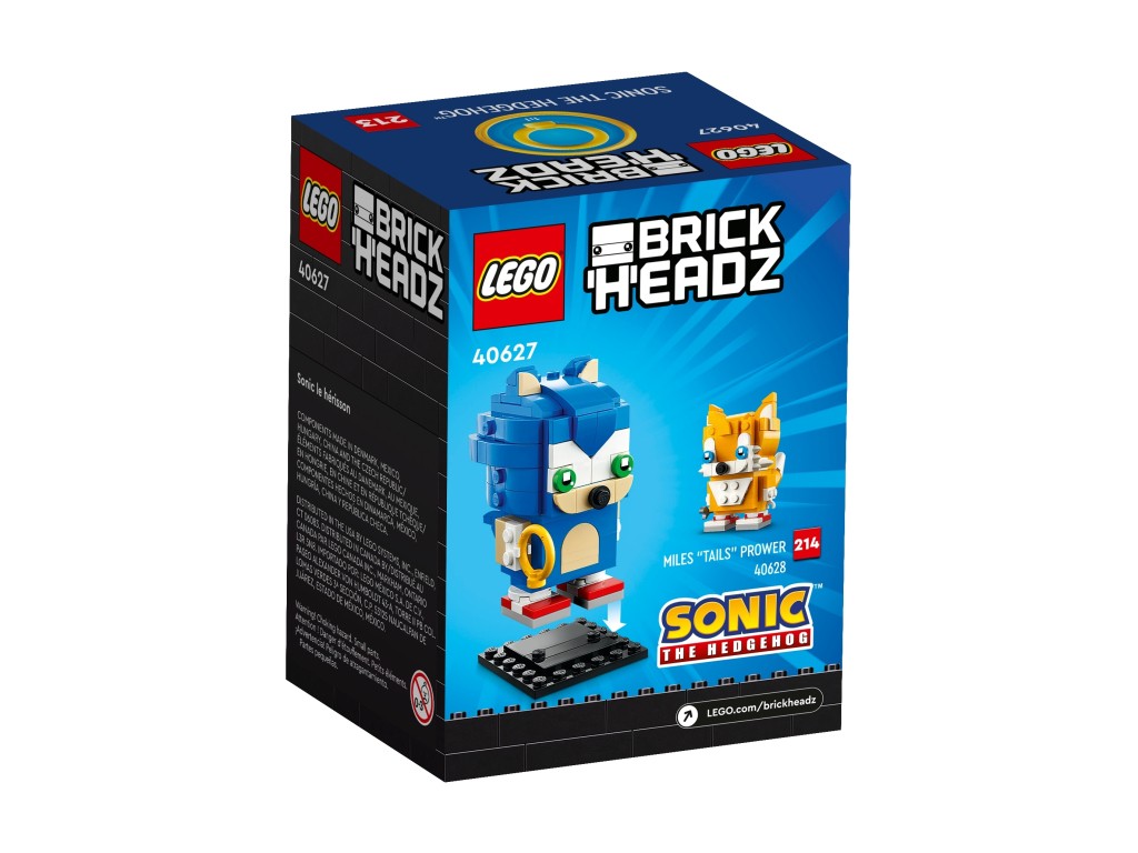 LEGO 40627 BrickHeadz Sonic the Hedgehog | zklocków.pl