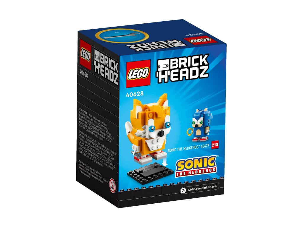 LEGO 40628 BrickHeadz Miles „Tails” Prower | zklocków.pl
