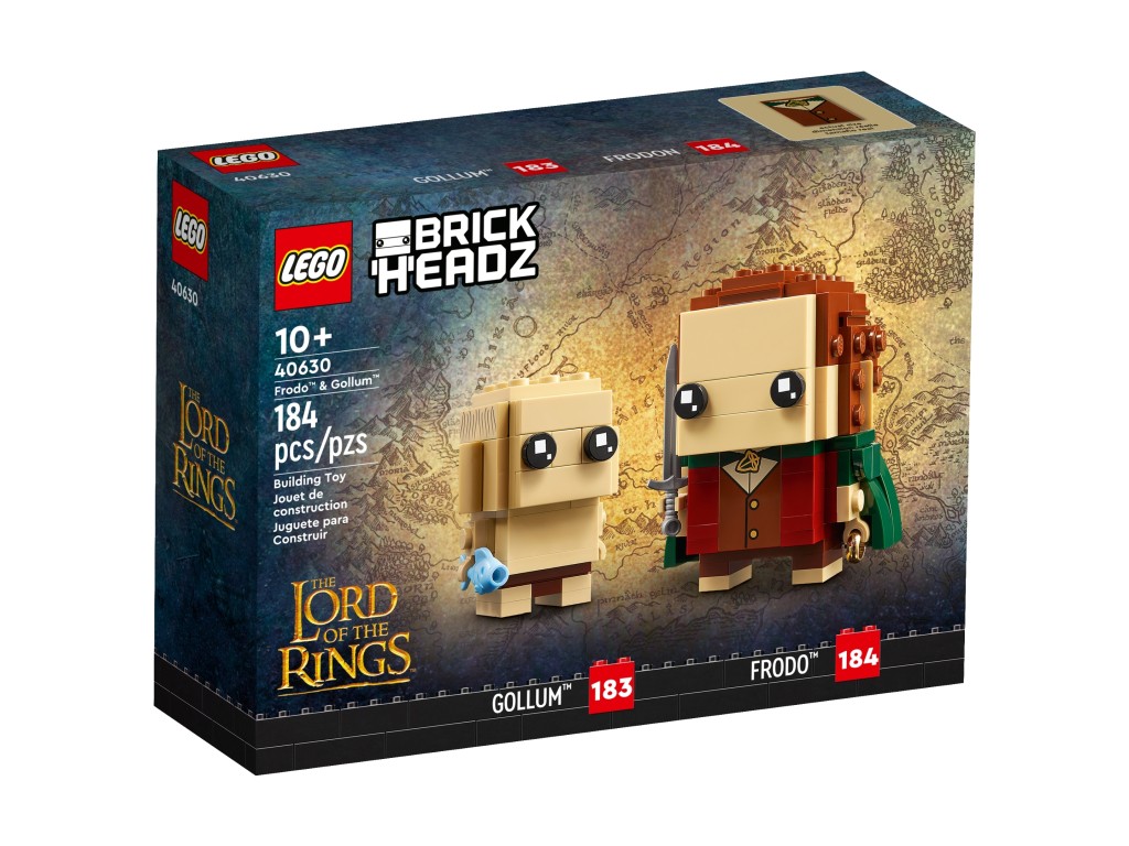 LEGO 40630 BrickHeadz Frodo i Gollum | zklocków.pl