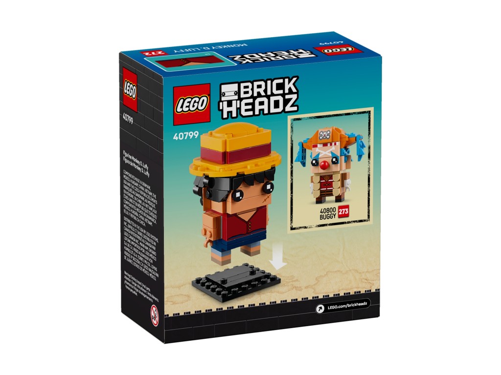 LEGO 40799 BrickHeadz Figurka Monkey D. Luffy’ego