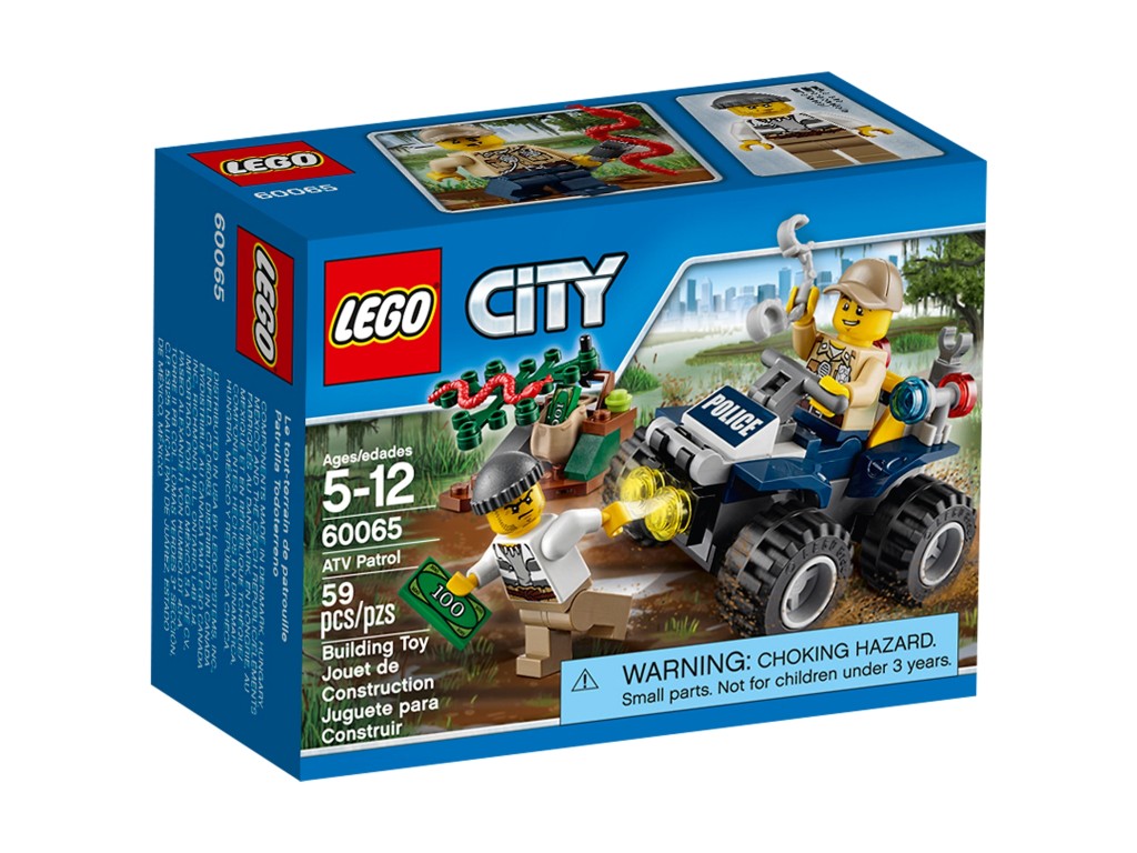 LEGO 60065 City Patrolowy quad - porównaj ceny | zklocków.pl