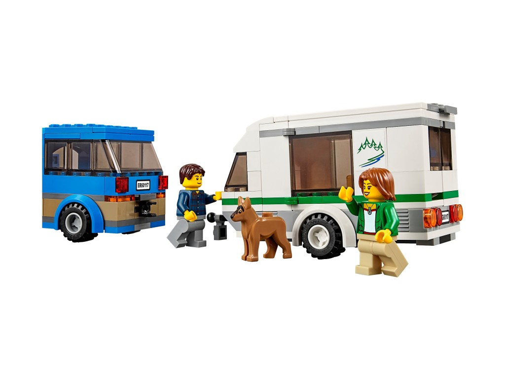 LEGO 60117 City Van z przyczepą kampingową | zklocków.pl