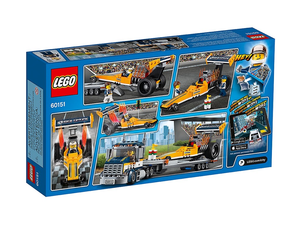LEGO 60151 City Transporter dragsterów | zklocków.pl
