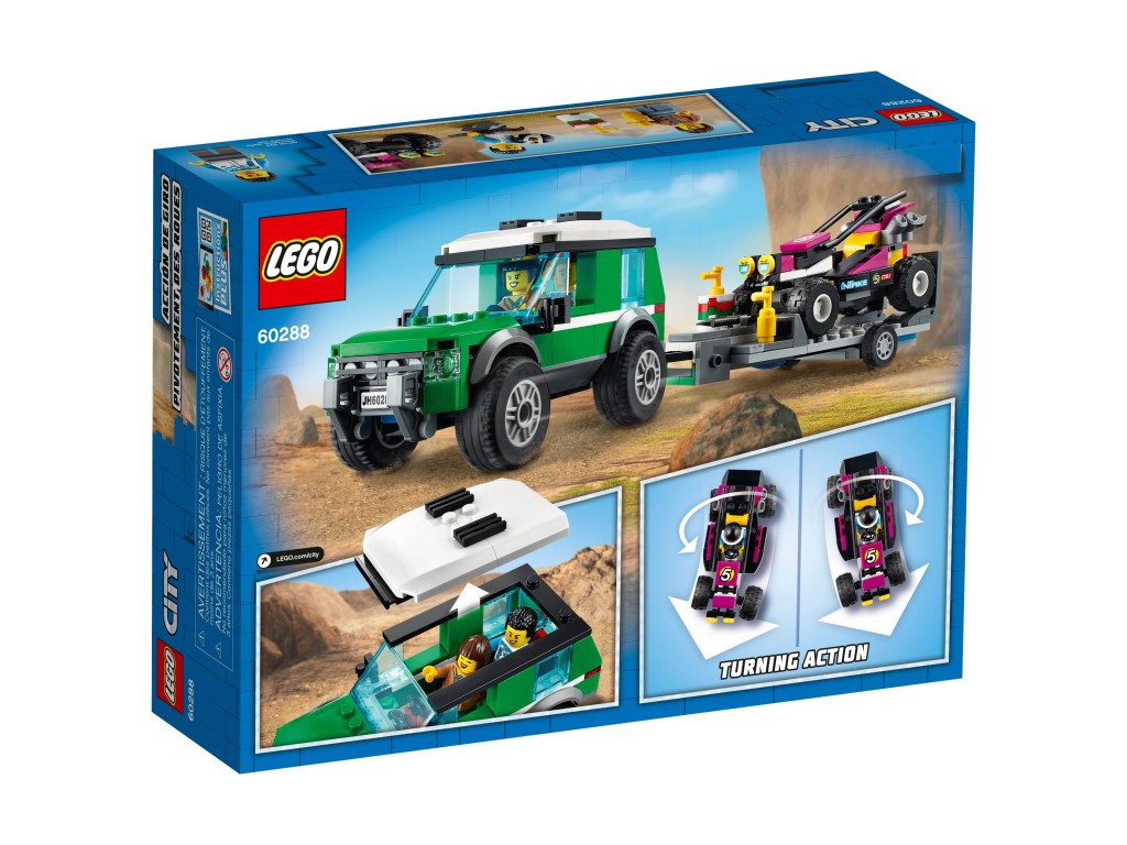LEGO 60288 City Transporter łazika wyścigowego