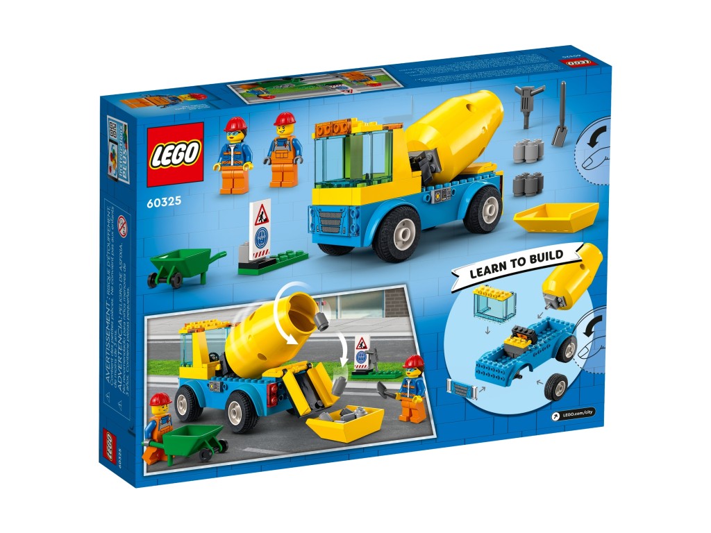 LEGO 60325 City Ciężarówka z betoniarką | zklocków.pl