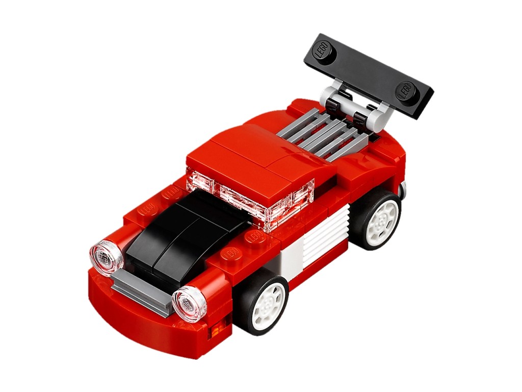 LEGO 31055 Creator 3 w 1 Czerwona wyścigówka | zklocków.pl