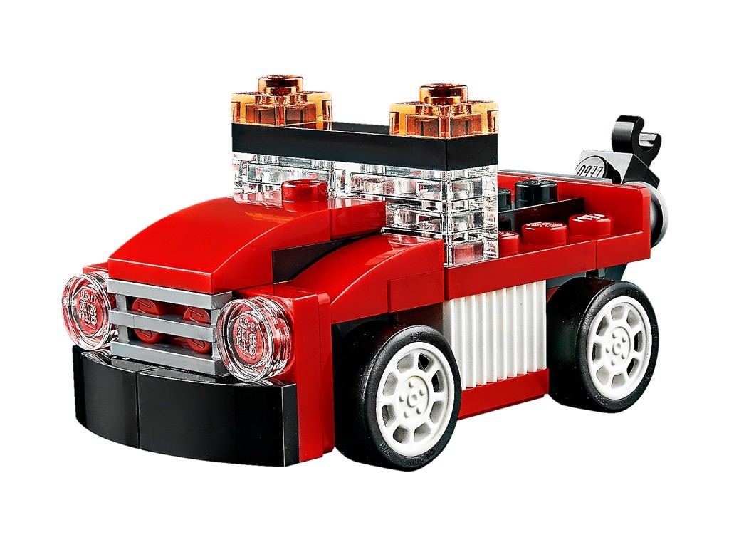 LEGO 31055 Creator 3 w 1 Czerwona wyścigówka | zklocków.pl