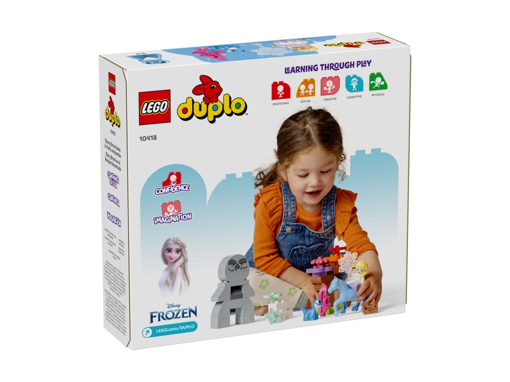 LEGO 10418 Duplo Elza i Bruni w Zaczarowanym Lesie