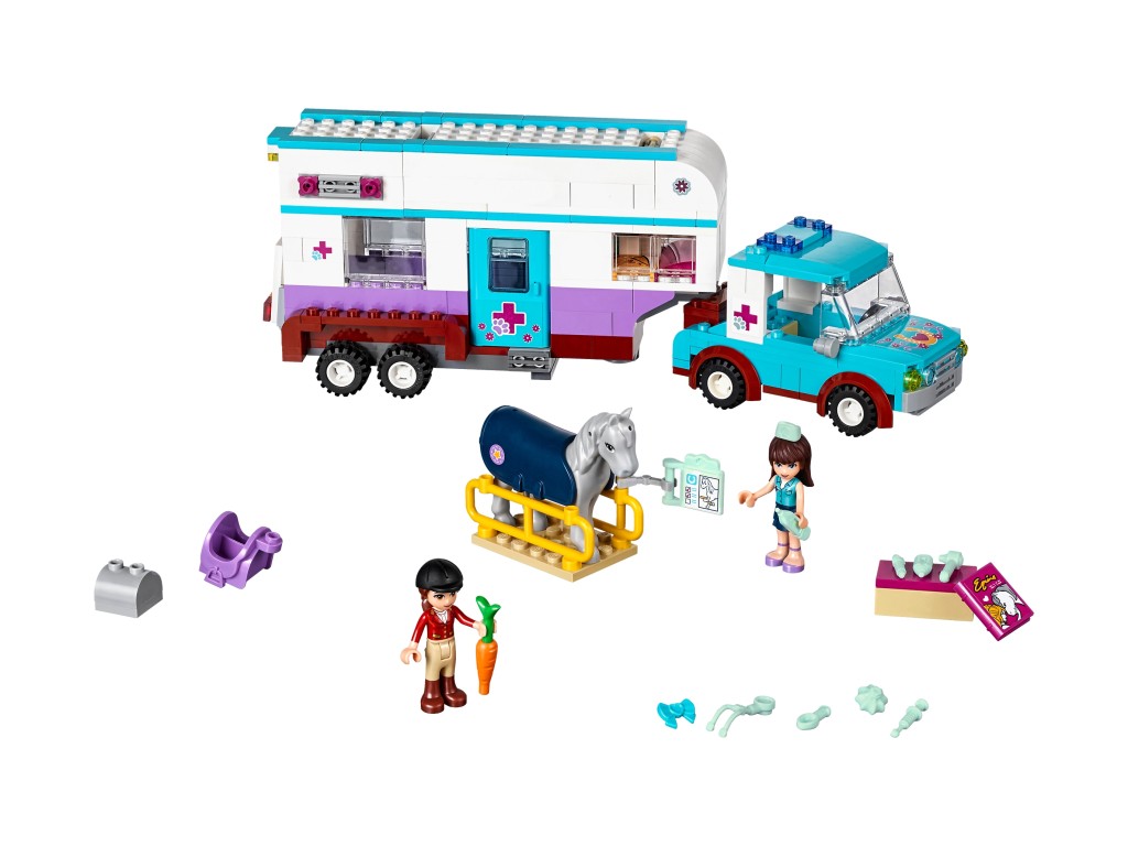 LEGO 41125 Friends Przyczepa lecznicza dla koni