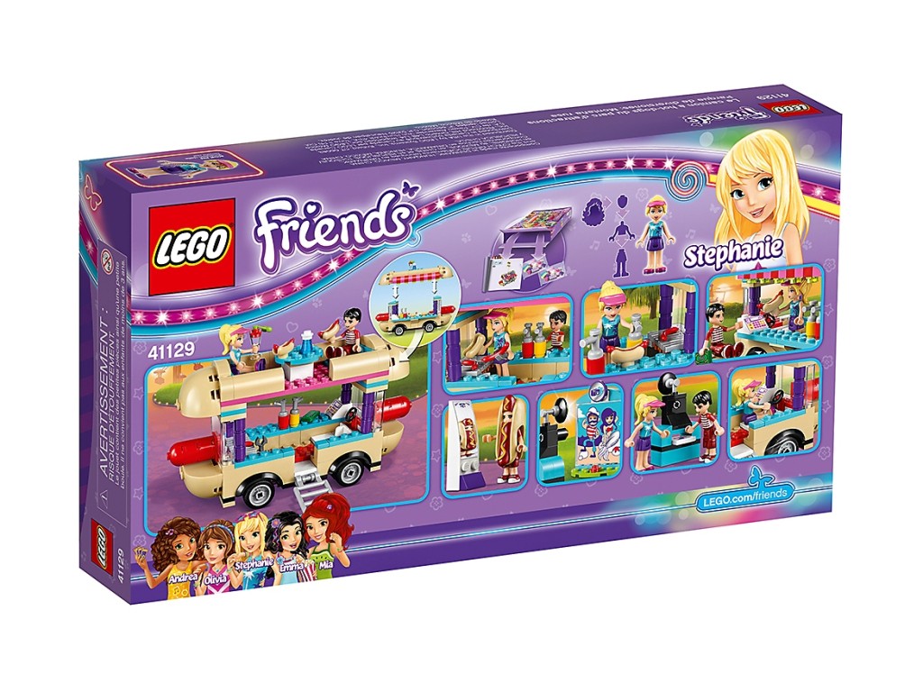 LEGO 41129 Friends Furgonetka z hot-dogami w parku rozrywki
