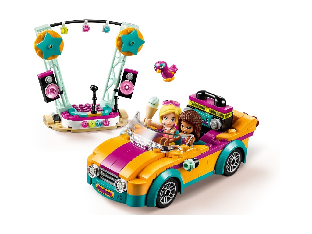 LEGO 41390 Friends Samochód i scena Andrei | zklocków.pl