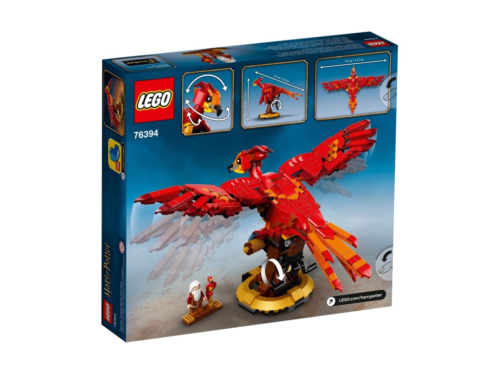 LEGO 76394 Harry Potter Fawkes, feniks Dumbledore'a LEGO 76394 Harry Potter Fawkes, feniks Dumbledore'a