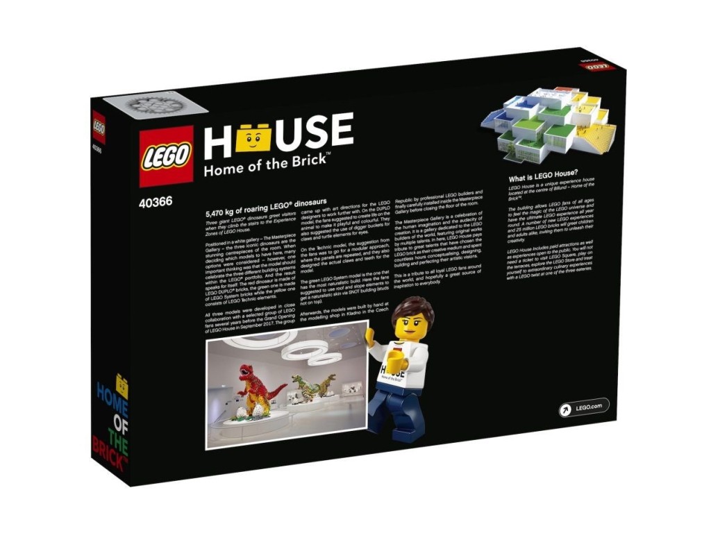 LEGO 40366 House Dinozaury z LEGO House