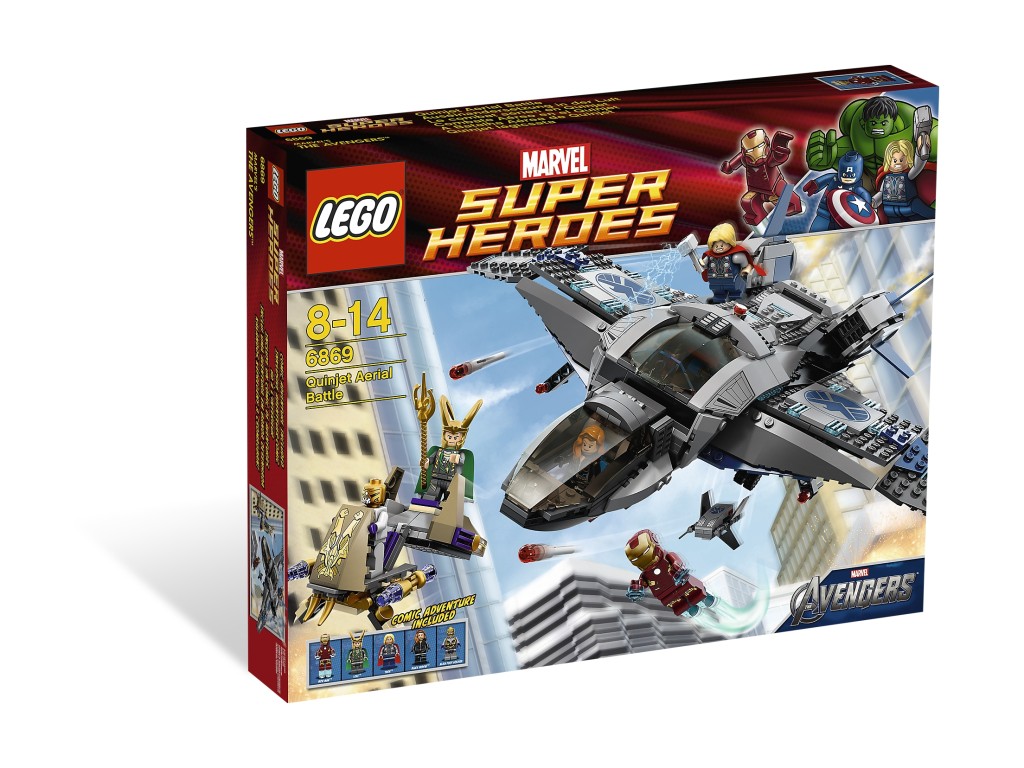 LEGO 6869 Marvel Quinjet Aerial Battle | zklocków.pl