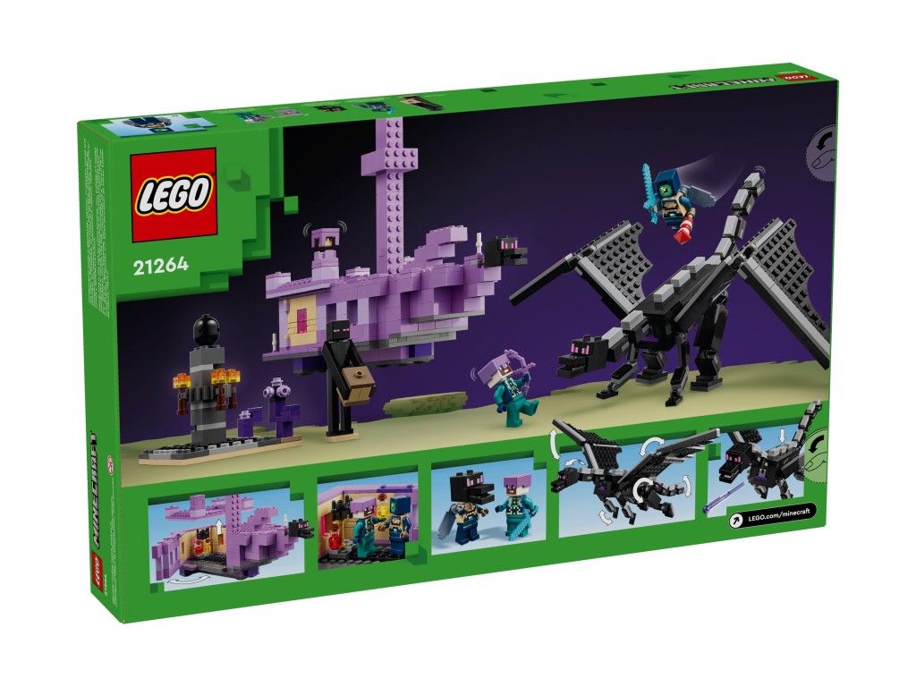 LEGO 21264 Minecraft Smok Kresu i statek Kresu | zklocków.pl