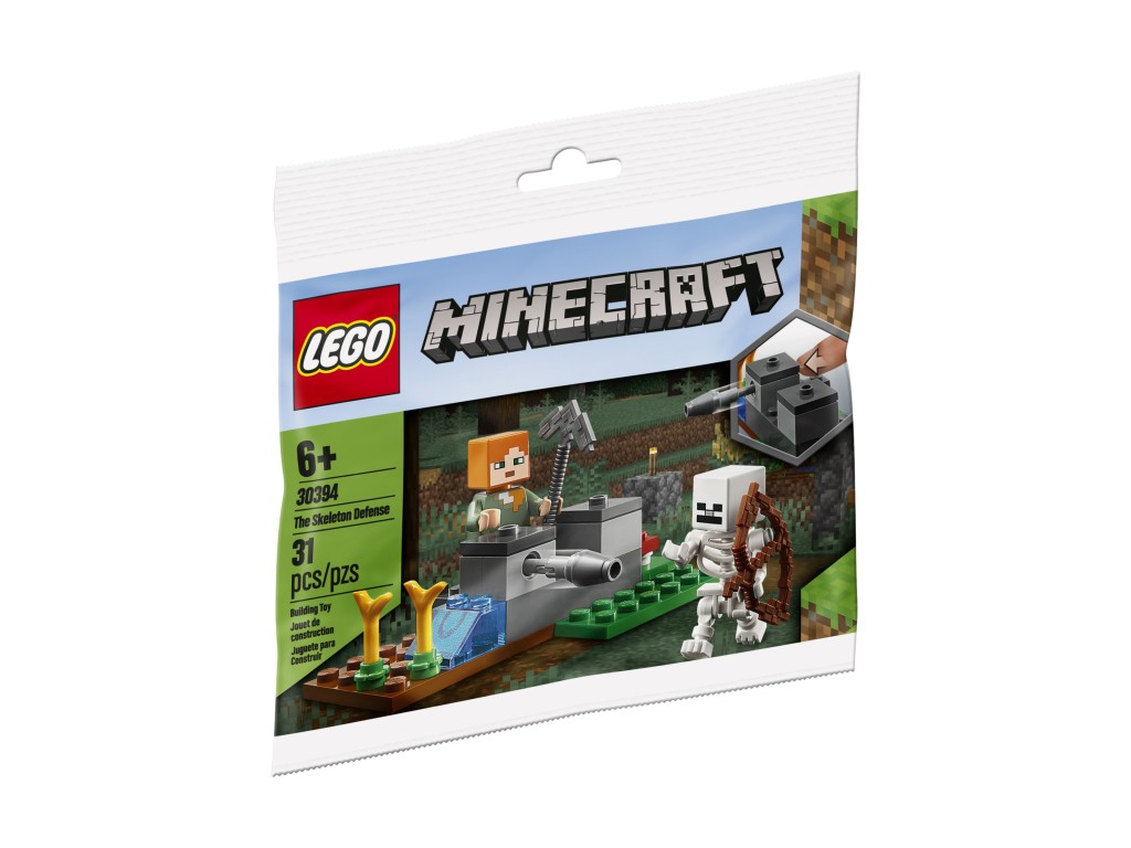 LEGO 30394 Minecraft Obrona przed szkieletami | zklocków.pl