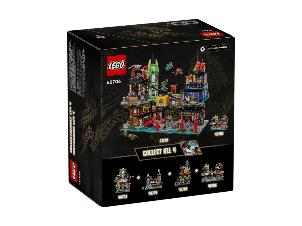 LEGO 40706 NINJAGO Mikrorynek miejski NINJAGO | zklocków.pl