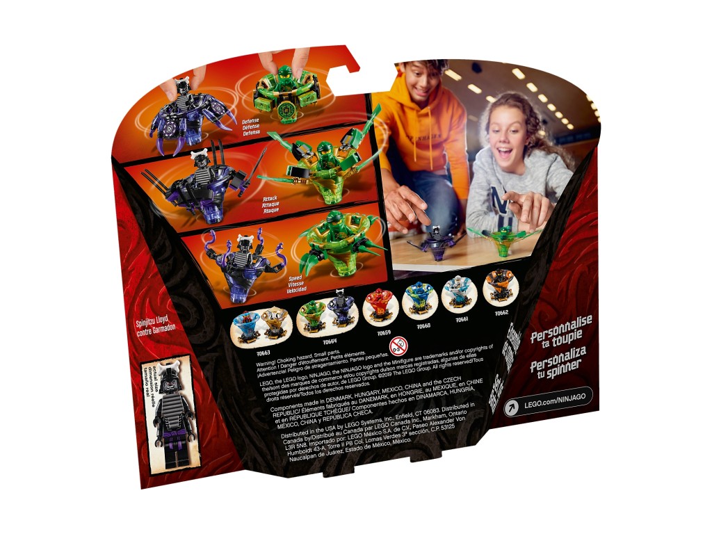 LEGO 70664 NINJAGO Spinjitzu Lloyd vs. Garmadon