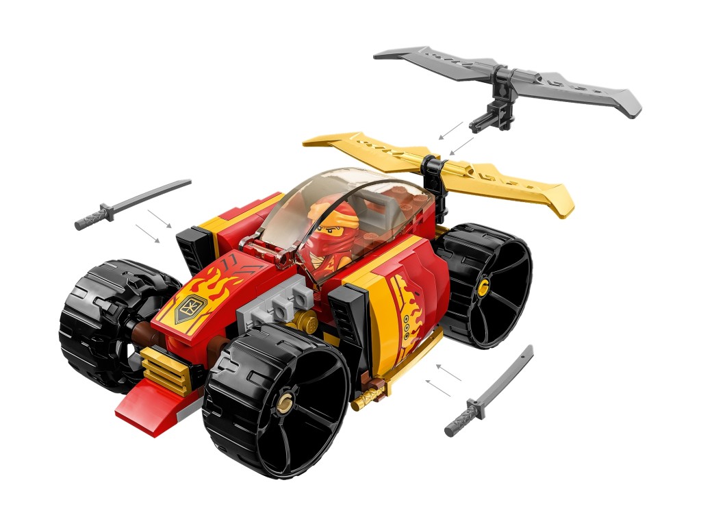 LEGO 71780 NINJAGO Samochód wyścigowy ninja Kaia EVO