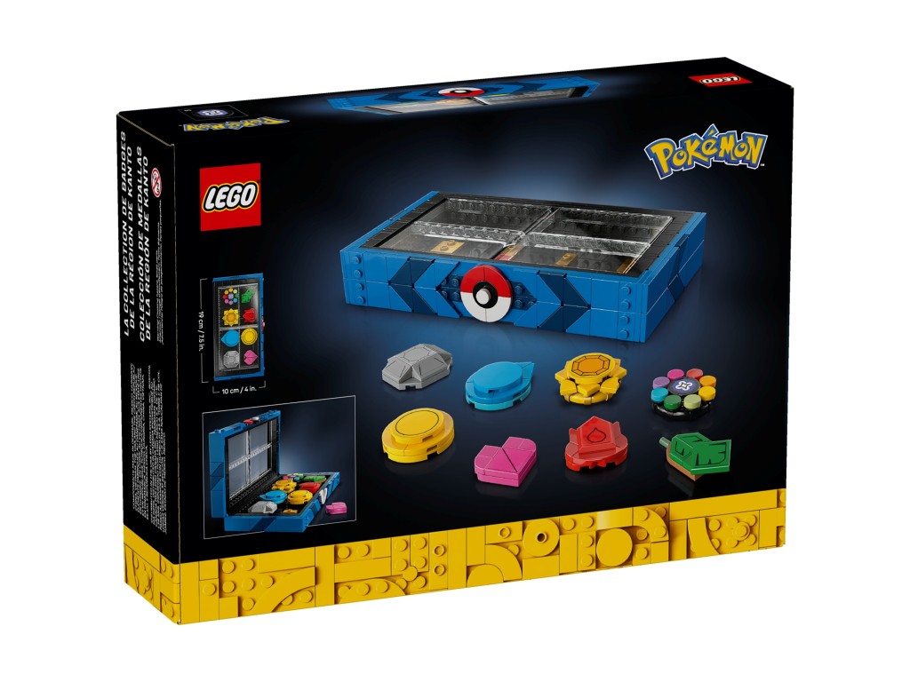 LEGO 40892 Pokémon Kolekcja odznak z regionu Kanto