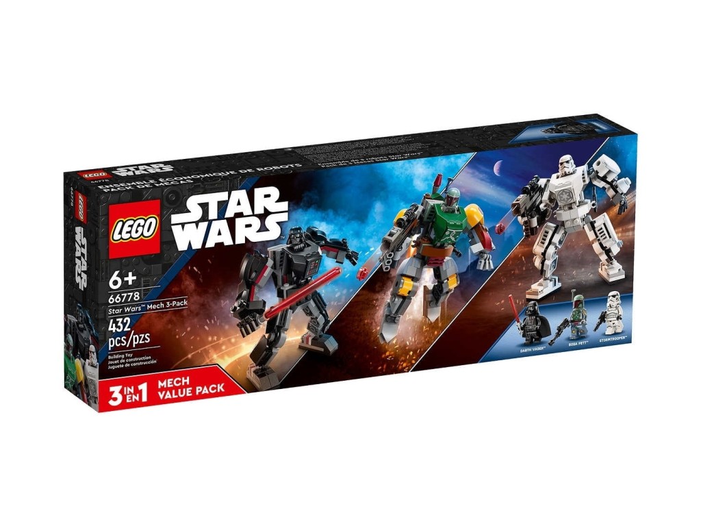 LEGO 66778 Star Wars Mech – trzypak | zklocków.pl