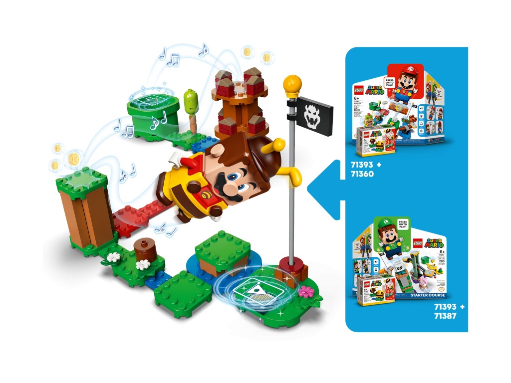 LEGO 71393 Super Mario Mario pszczoła — ulepszenie