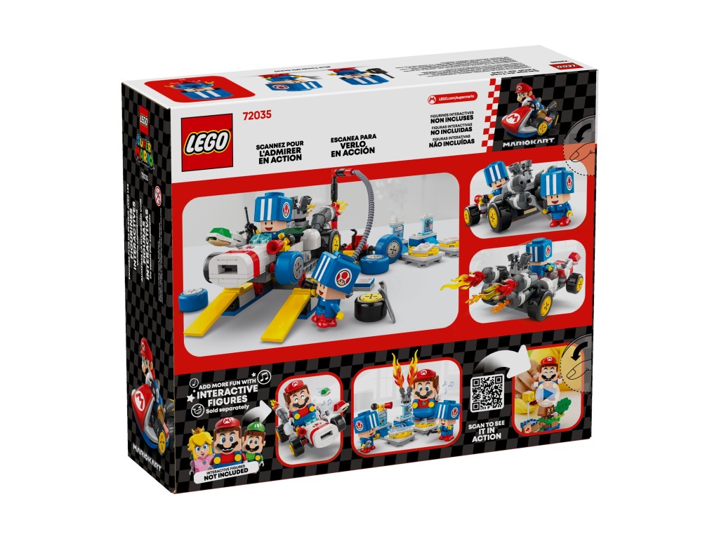 LEGO 72035 Super Mario Mario Kart – Toad i jego garaż