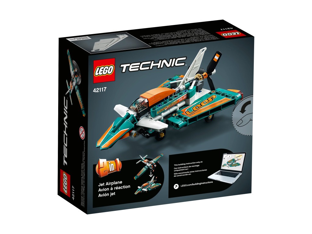 LEGO 42117 Technic Samolot wyścigowy | zklocków.pl