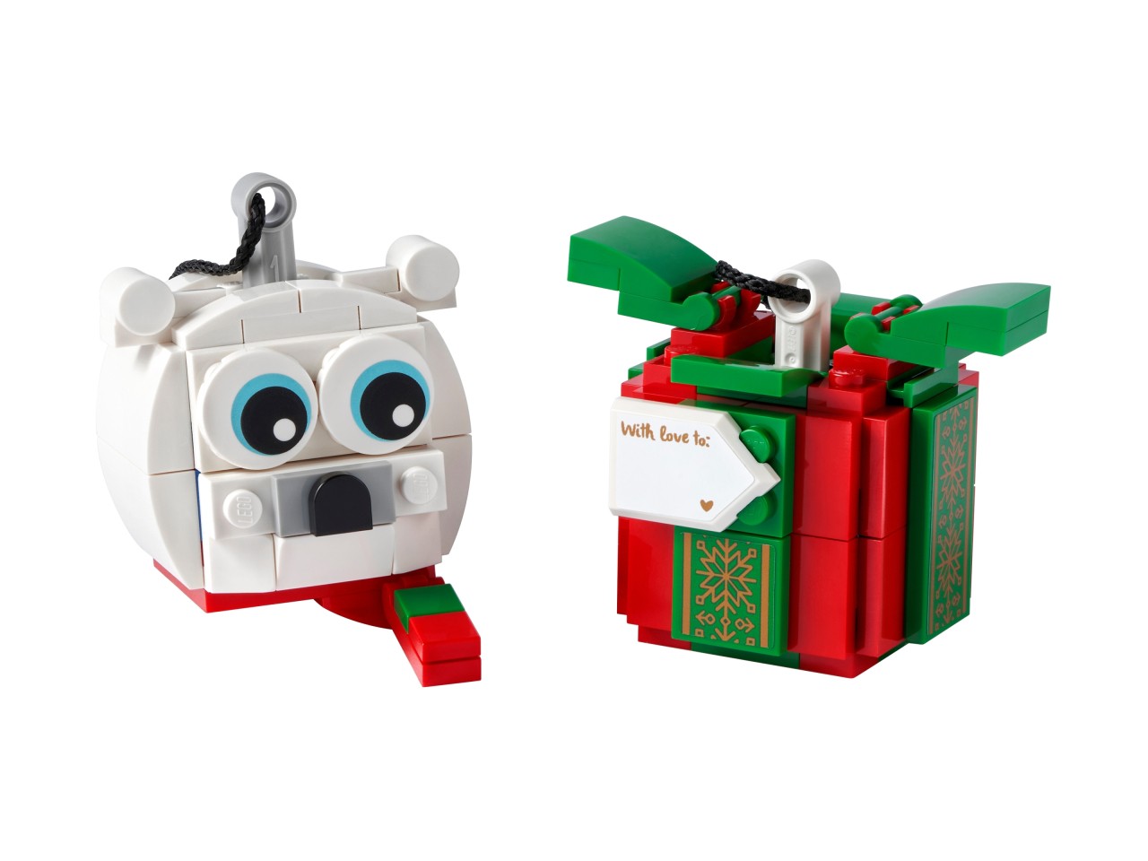 LEGO 40494 Niedźwiedź polarny i pudełko z prezentem