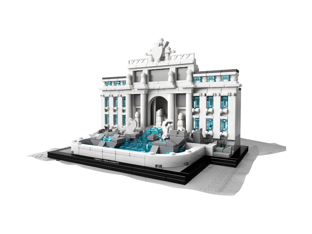 LEGO 21020 Architecture Fontanna di Trevi | zklocków.pl