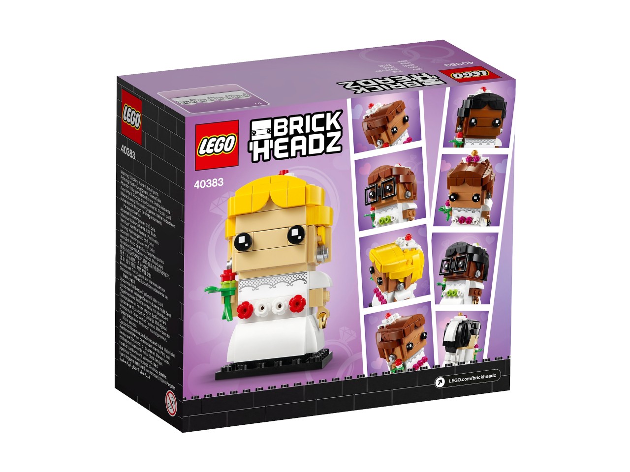 LEGO 40383 BrickHeadz Panna młoda | zklocków.pl