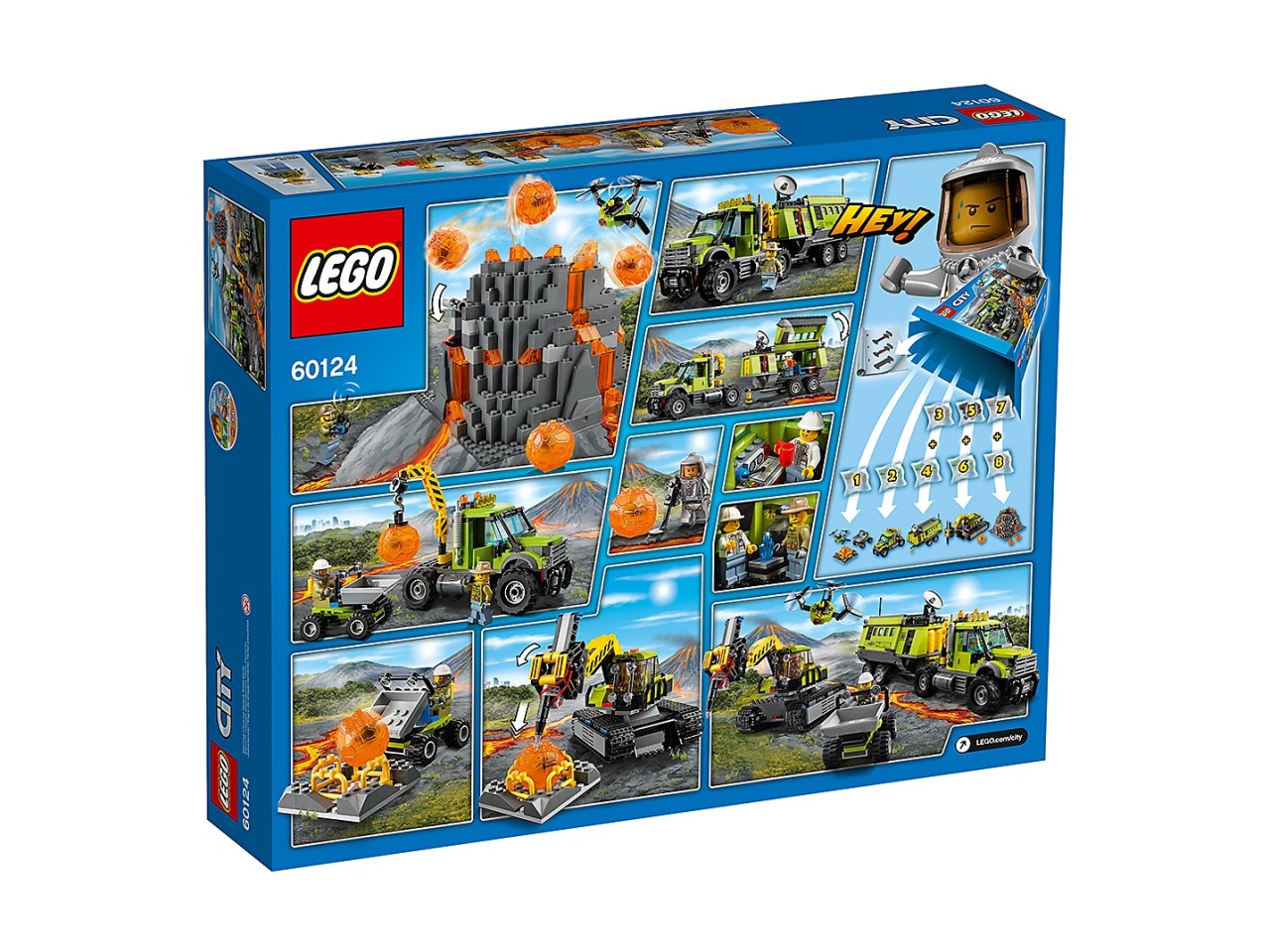 LEGO 60124 City Baza badaczy wulkanów | zklocków.pl