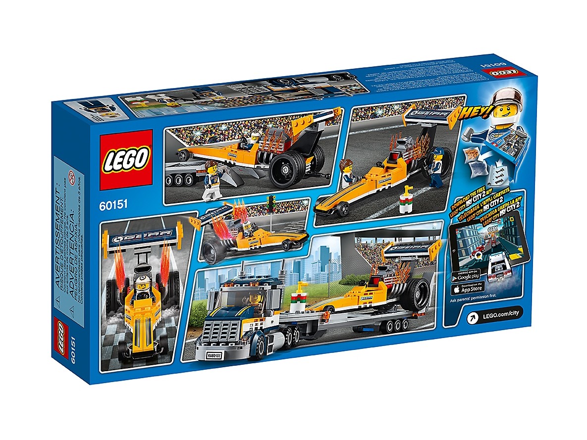 LEGO 60151 City Transporter dragsterów | zklocków.pl