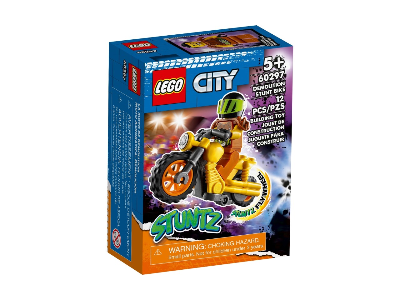 LEGO 60297 City Demolka na motocyklu kaskaderskim