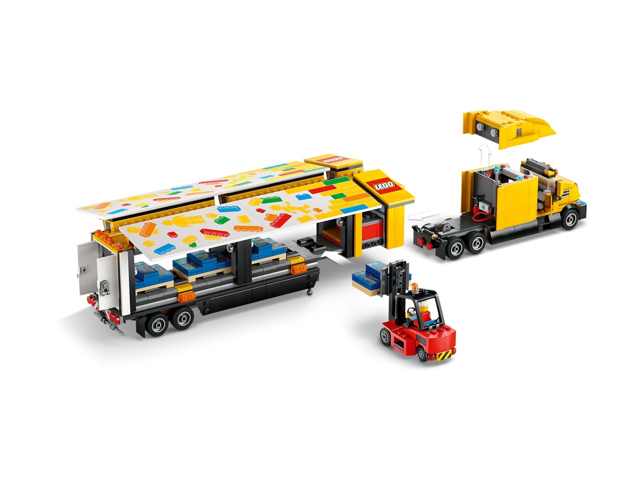 LEGO 60440 City Żółta ciężarówka dostawcza