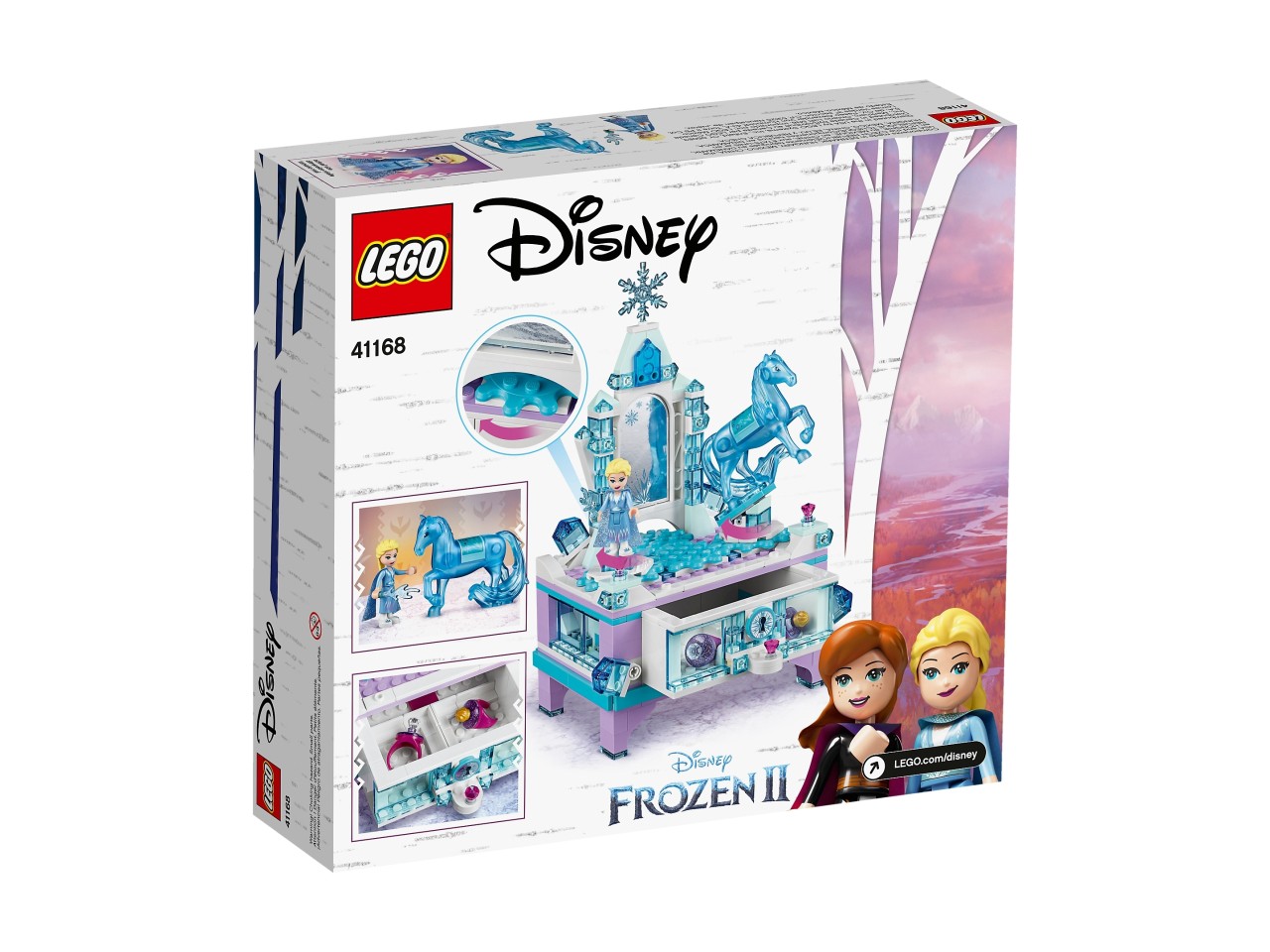 LEGO 41168 Disney Szkatułka na biżuterię Elsy