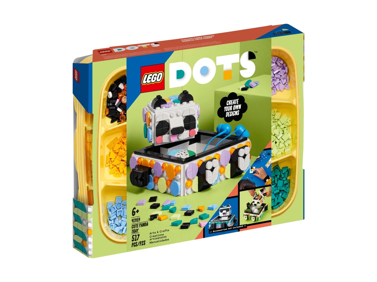 LEGO 41959 DOTS Pojemnik z uroczą pandą | zklocków.pl