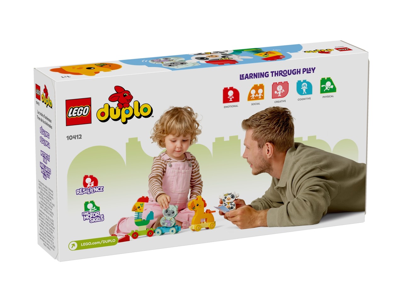 LEGO 10412 Duplo Pociąg ze zwierzątkami | zklocków.pl