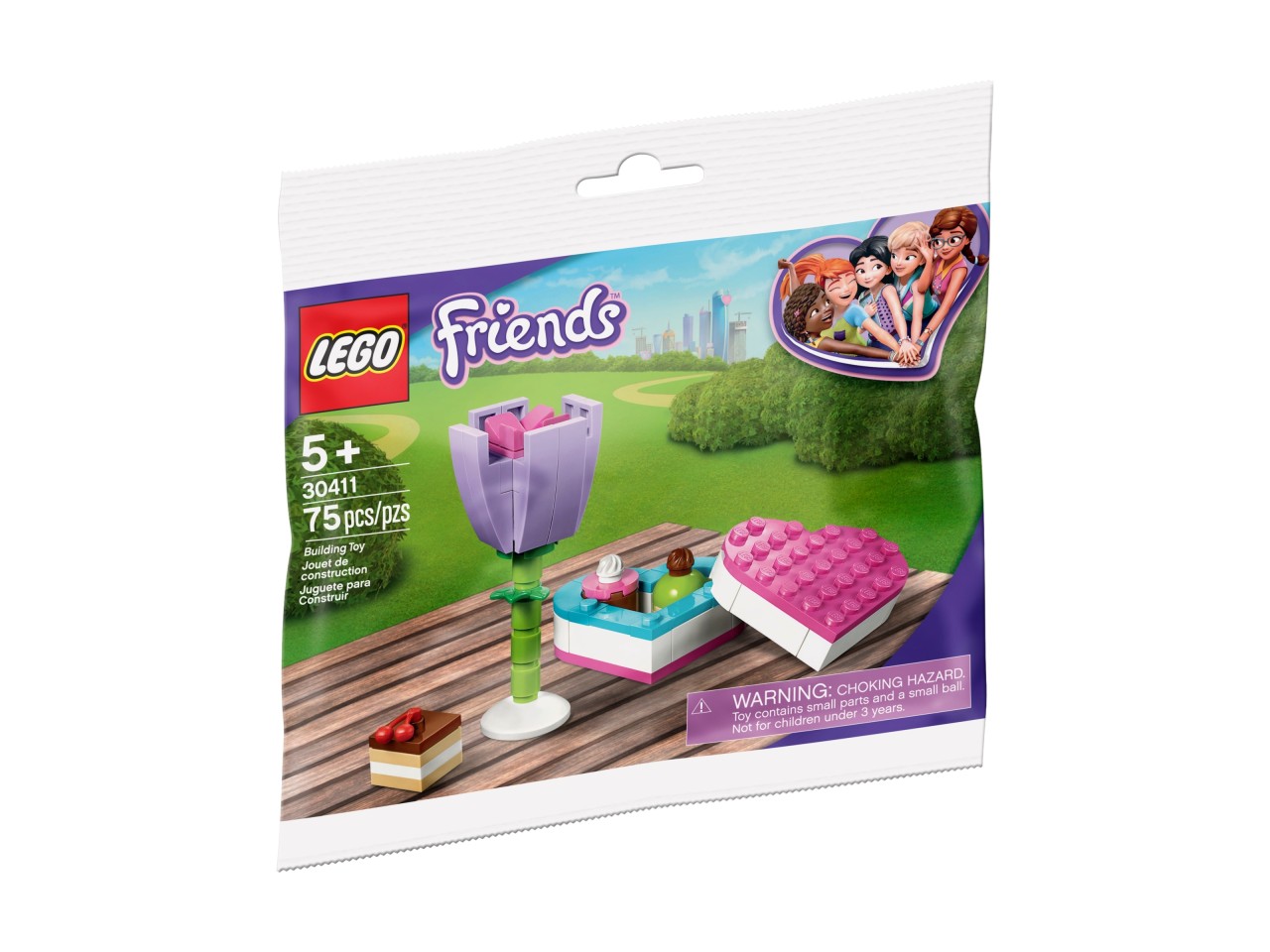 LEGO 30411 Friends Bombonierka i kwiaty | zklocków.pl