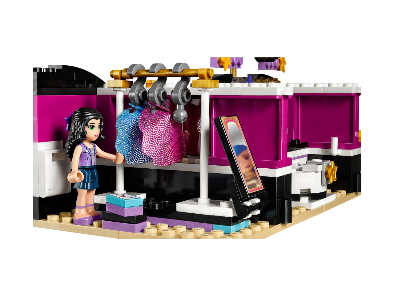 LEGO 41104 Friends Garderoba gwiazdy Pop | zklocków.pl