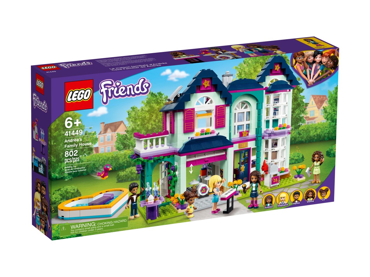 LEGO 41449 Friends Dom rodzinny Andrei | zklocków.pl