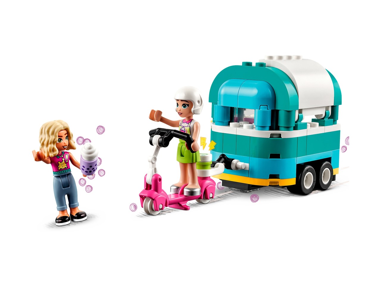 LEGO 41733 Friends Mobilny sklep z bubble tea | zklocków.pl