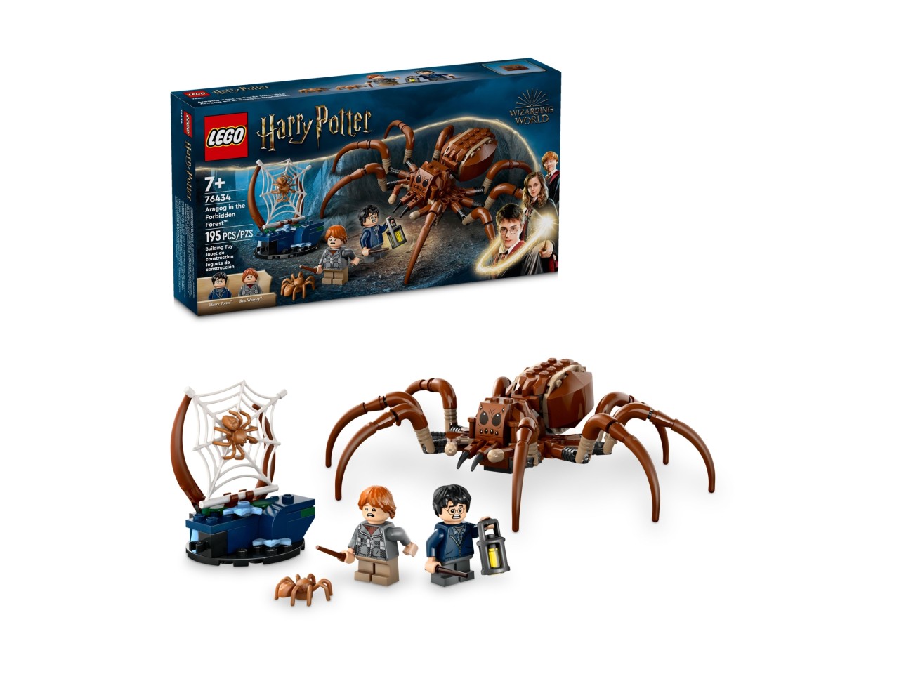 LEGO 76434 Harry Potter Aragog w Zakazanym Lesie