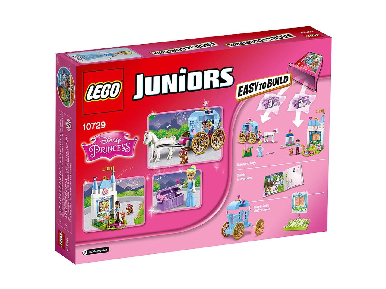 LEGO 10729 Juniors Kareta Kopciuszka | zklocków.pl