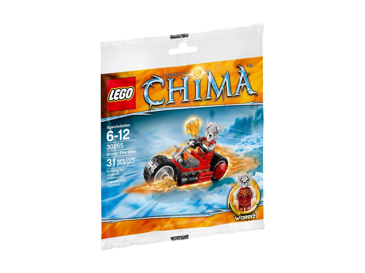 LEGO 30265 Legends of Chima Worriz' Fire Bike | zklocków.pl