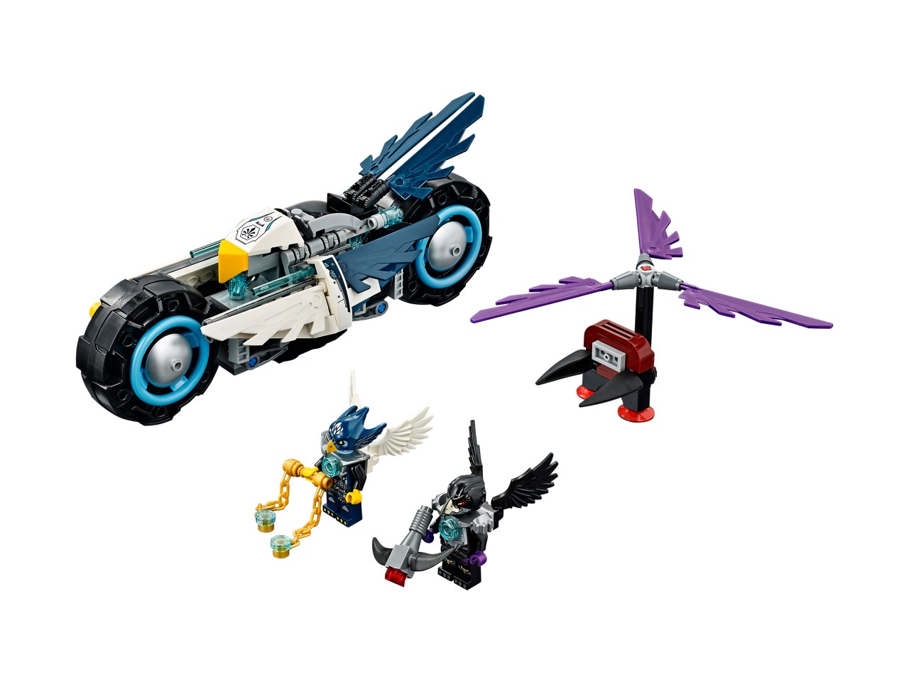 LEGO 70007 Legends of Chima Motocykl Eglora | zklocków.pl
