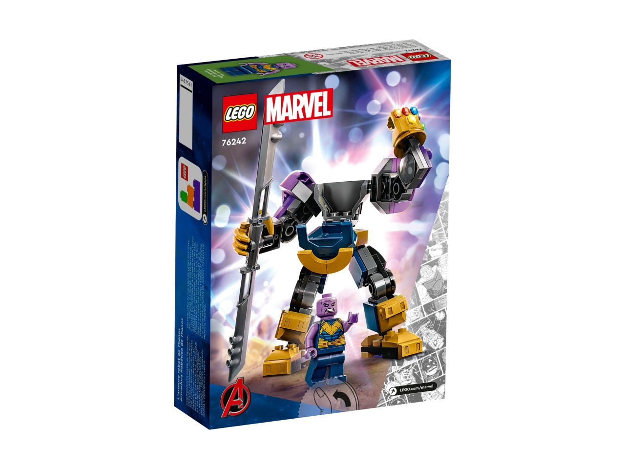 LEGO 76242 Marvel Mechaniczna zbroja Thanosa | zklocków.pl