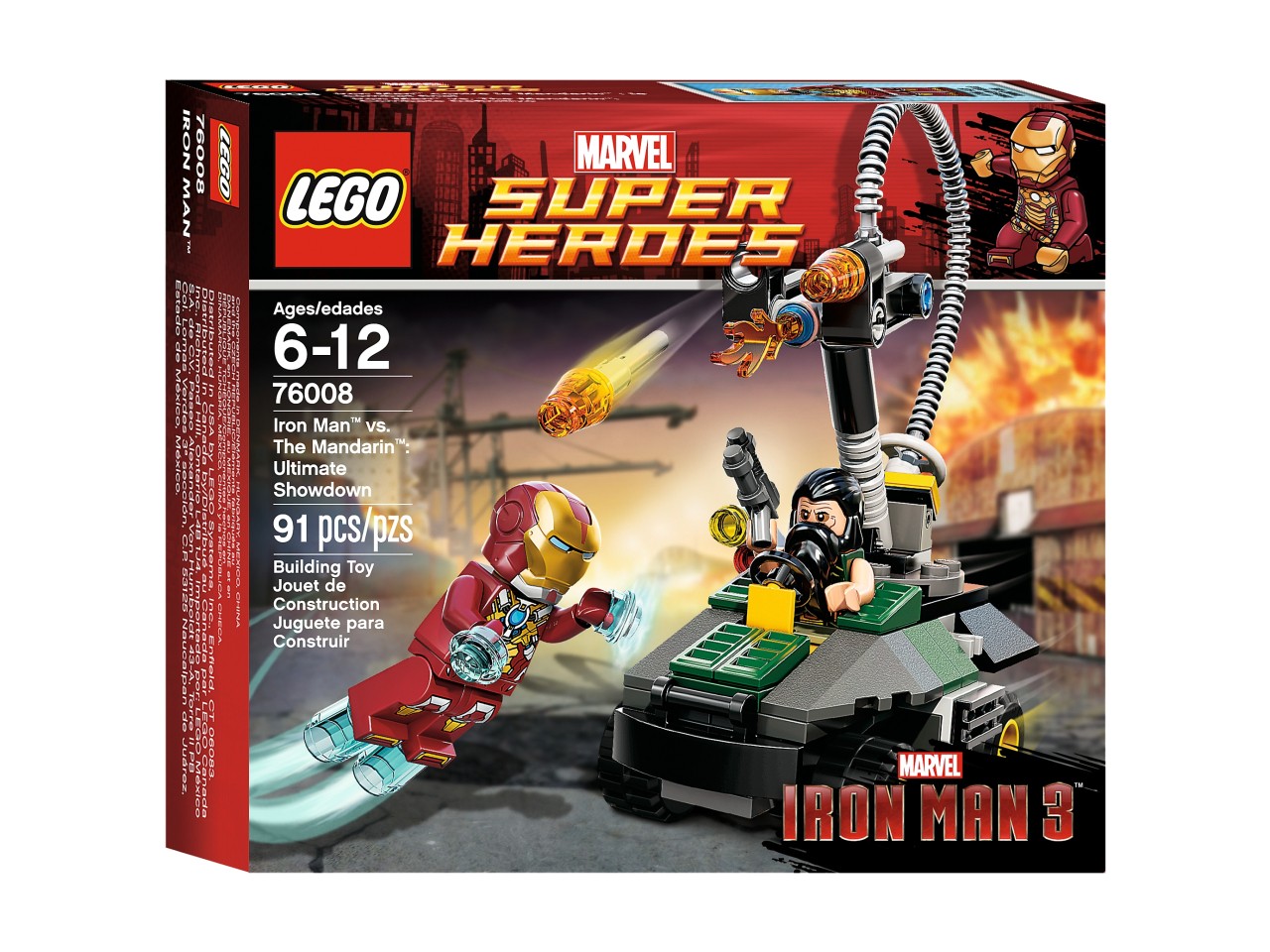 LEGO 76008 Marvel Super Heroes Iron Man vs Mandarin: Ostatnie starcie